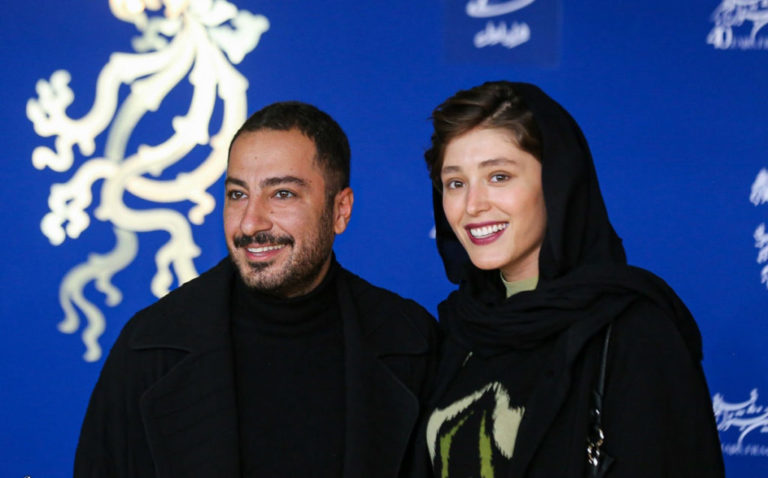بوسه نوید محمدزاده و فرشته حسینی در جشنواره کن