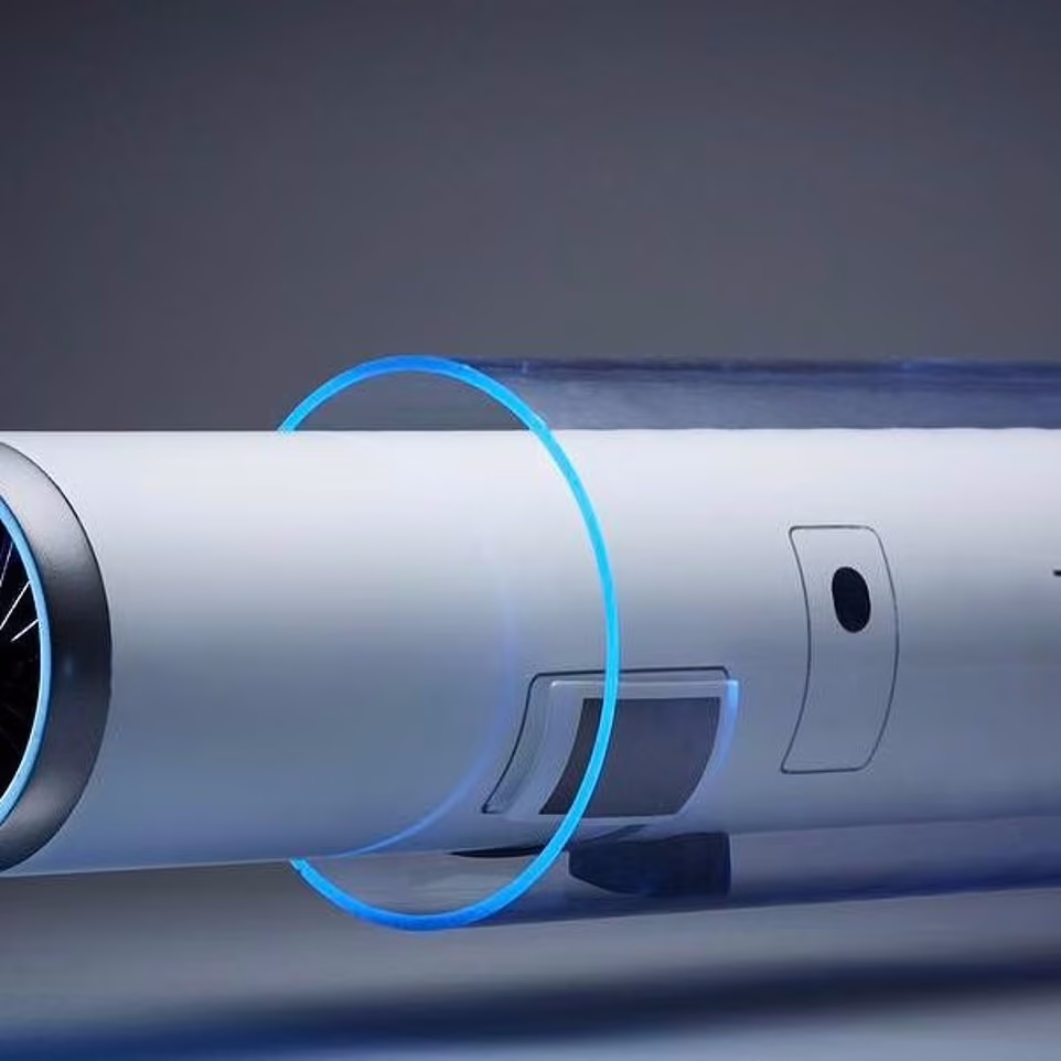 FluxJet پلتفرم کاملاً برقی ترکیبی از قطار و هواپیما با سرعت 1000 کیلومتر