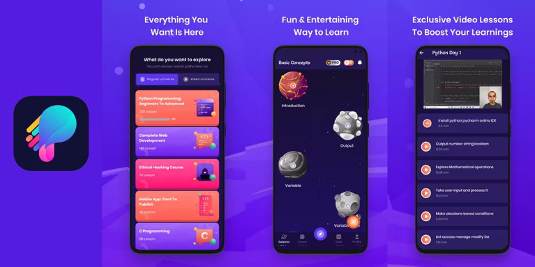 10 اپلیکیشن اندرویدی برای آموزش و یادگیری کد نویسی