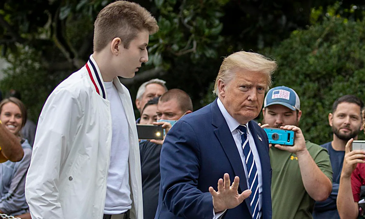 صدای بارون ترامپ برای اولین بار شنیده شد! + ویدیو - روزیاتو